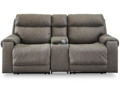 Starbot 2 Seater Power Reclining Loveseat With Console and USB Port ...