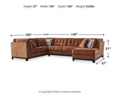 Laylabrook 3-Piece Sectional with Chaise – Ashley Furniture Homestore India