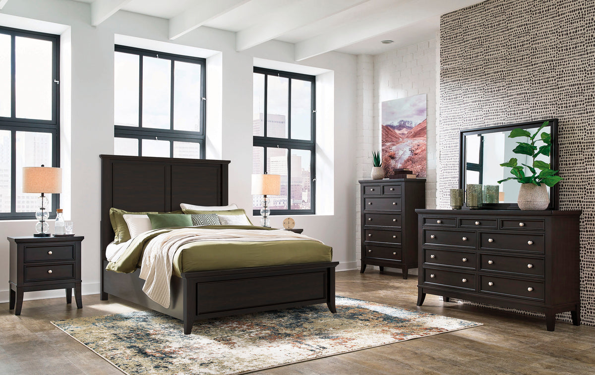 Bambori Dresser and Mirror - Dark Brown – Ashley Furniture Homestore India