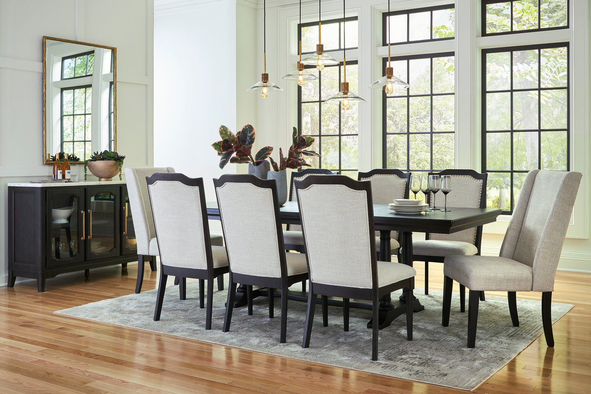 Welltern Dining Extension Table & Chairs (Set of 9) – Ashley Homestore ...