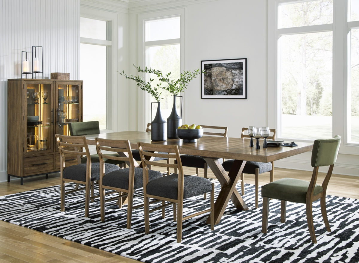 Steenlage Rect Dining Room Ext Table & Chairs (Set of 9) – Ashley ...